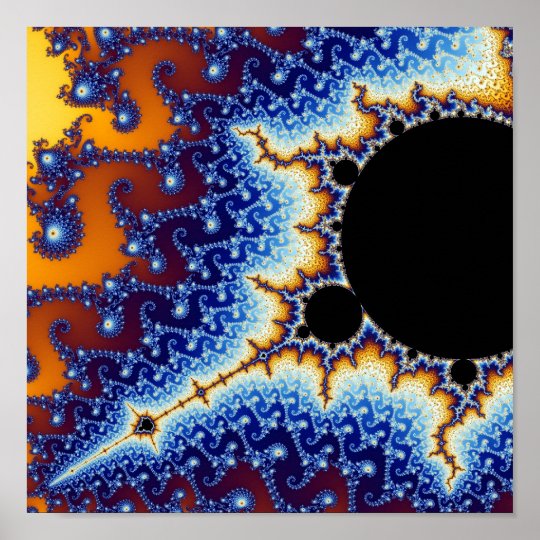 Mandelbrot Fractal Zoom Poster | Zazzle.co.uk