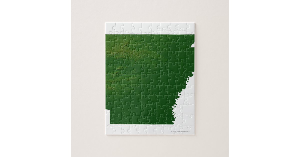Map of Arkansas Jigsaw Puzzle | Zazzle