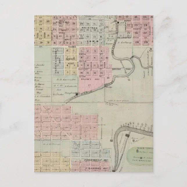 Map of Austin, Mower County, Minnesota Postcard | Zazzle