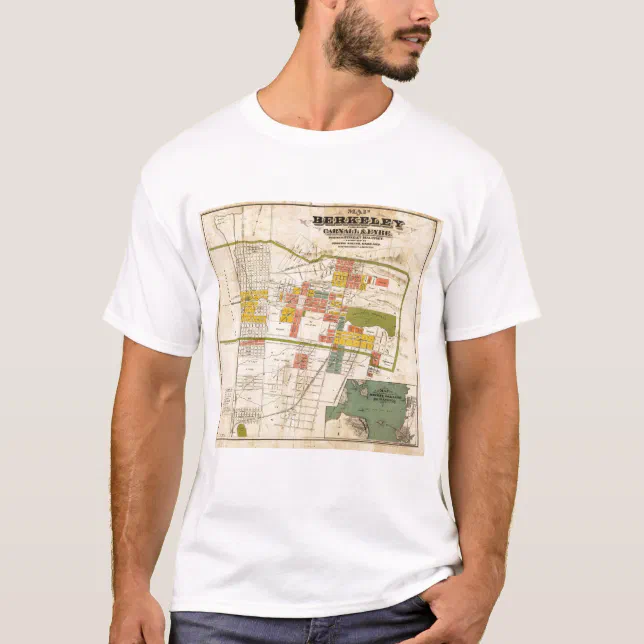Map of Berkeley T-Shirt | Zazzle