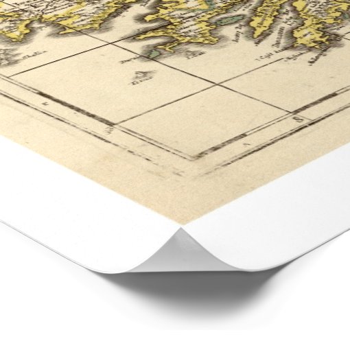 Map of Ireland by Frederik de Wit 1710 Poster | Zazzle