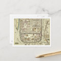 Map of Jerusalem and the surrounding area, from 'C Postcard | Zazzle