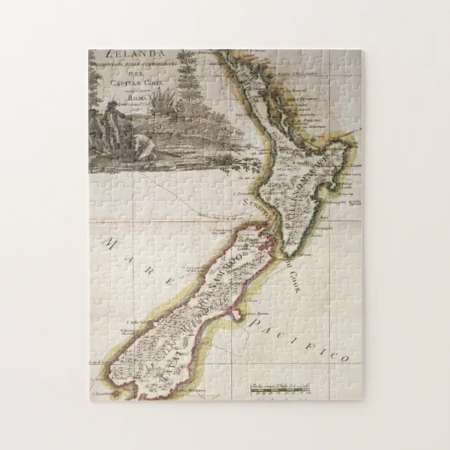 Map of New Zealand Jigsaw Puzzle | Zazzle