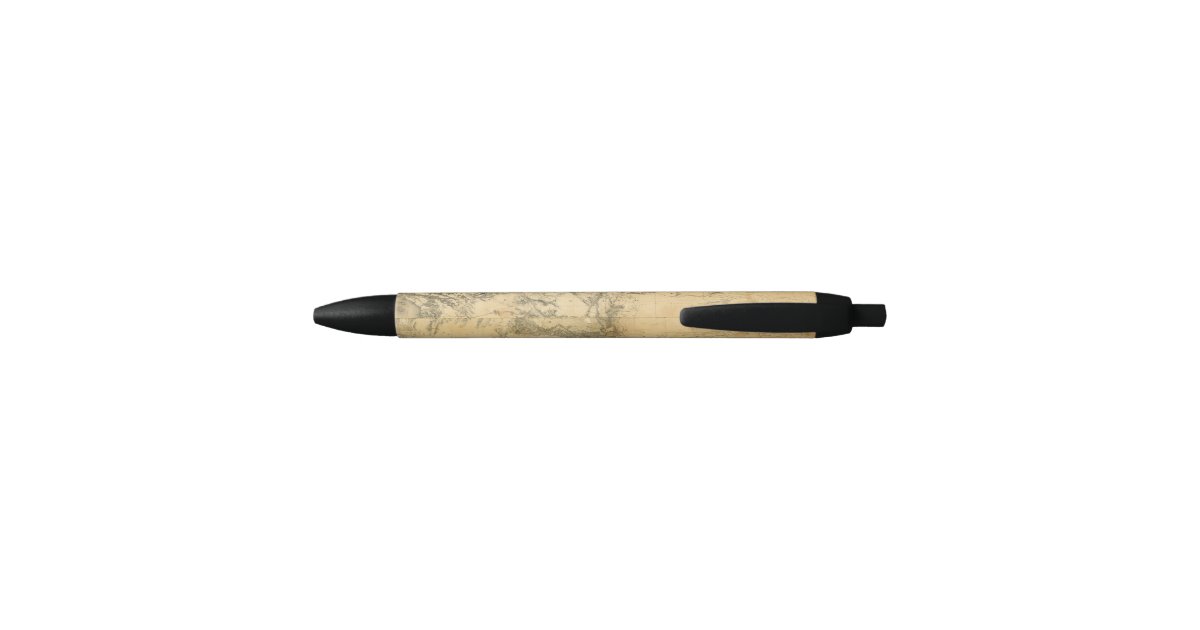 Map of The Territory of The United States Black Ink Pen | Zazzle