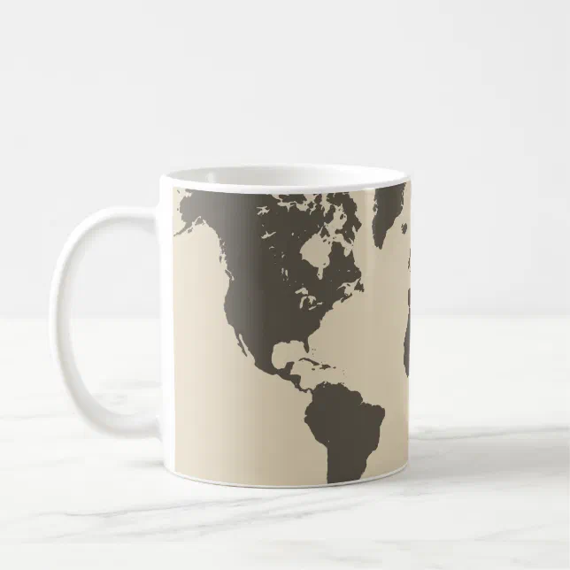 Map of the World Coffee Mug | Zazzle