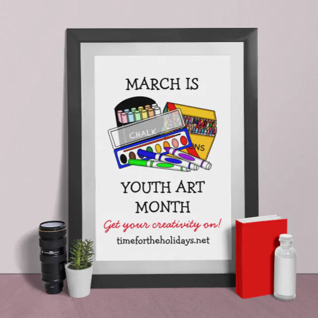 March is Youth Art Month Poster | Zazzle