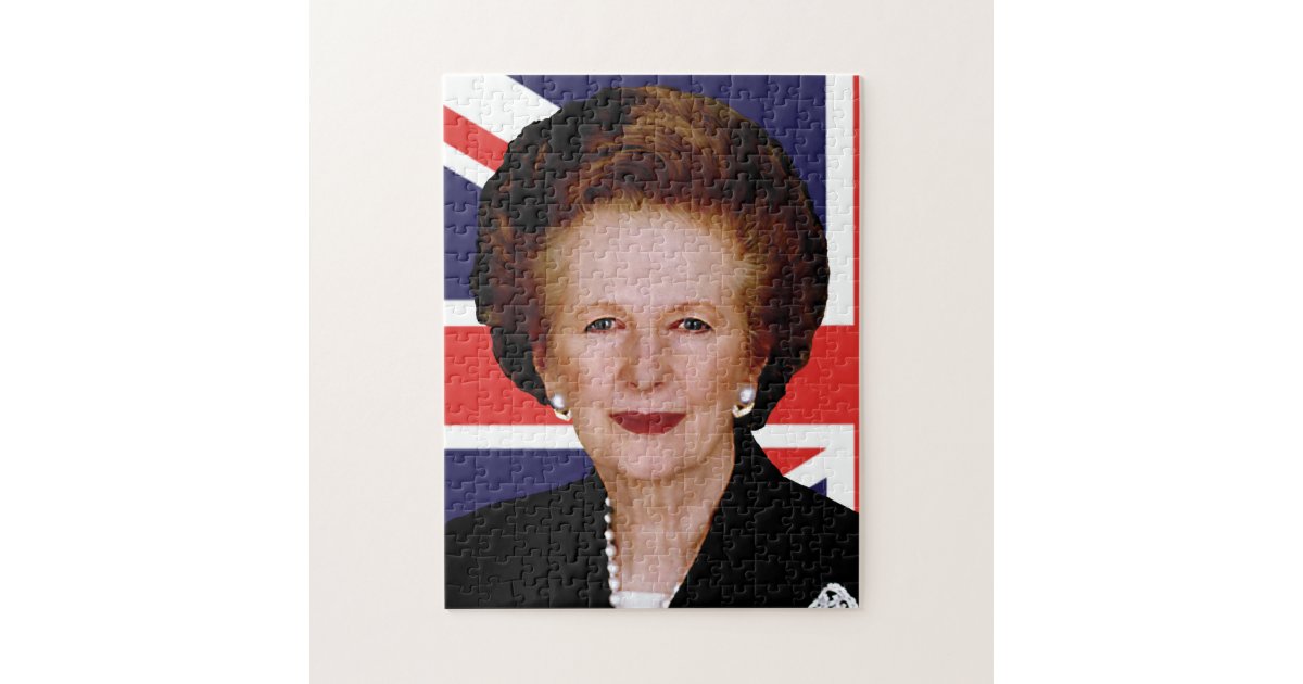 Margaret Thatcher Jigsaw Puzzle | Zazzle