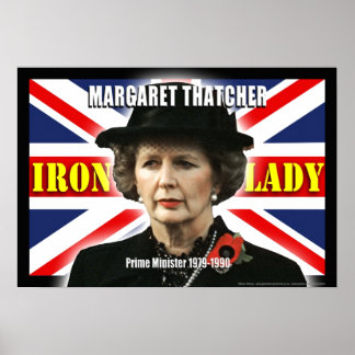 Margaret Thatcher Posters | Zazzle.co.uk