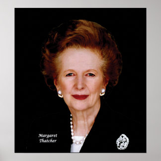 Margaret Thatcher Posters | Zazzle.co.uk