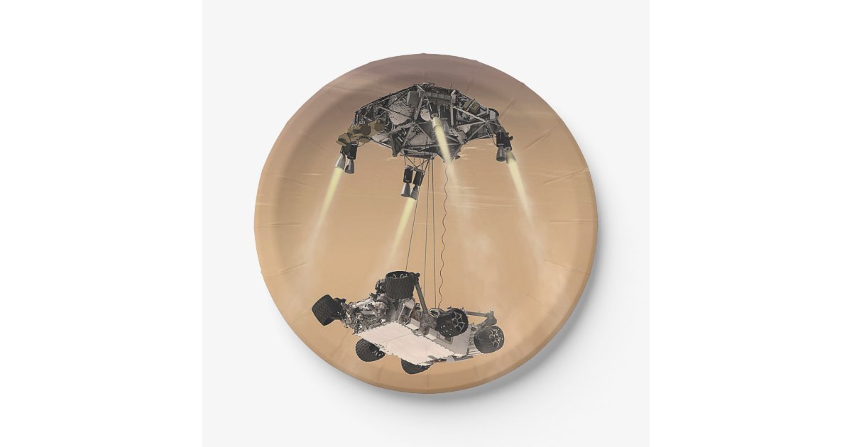 Mars 2020 Rover Paper Plate | Zazzle