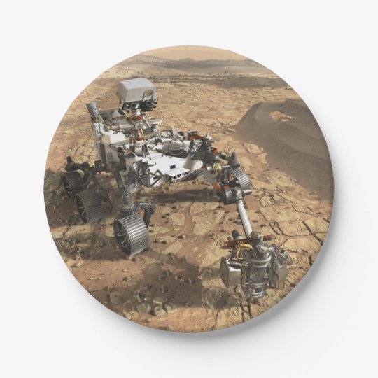 Mars 2020 Rover Paper Plate | Zazzle.co.uk