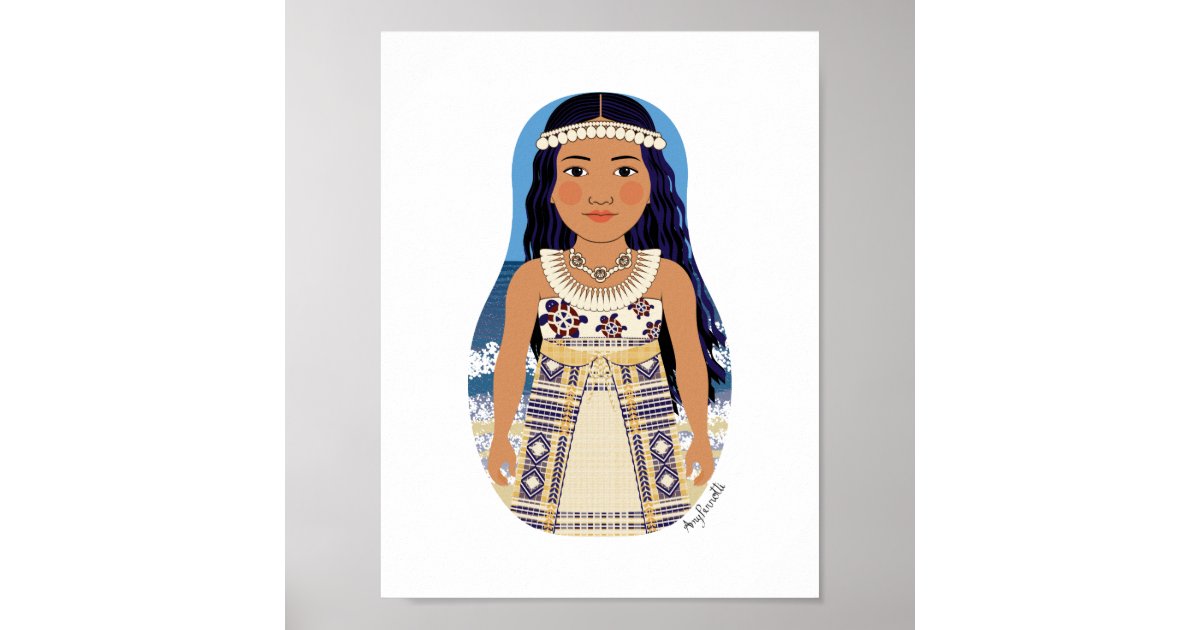 Marshallese Matryoshka Poster | Zazzle