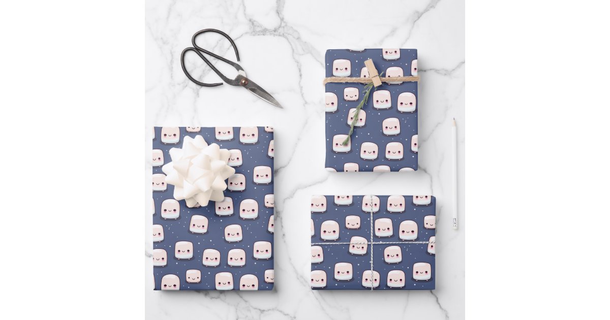 Marshmallow Wrapping Paper | Zazzle