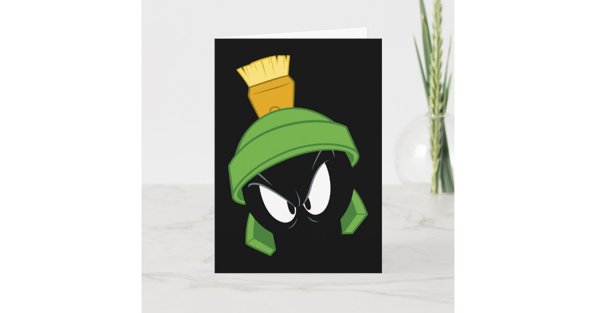 MARVIN THE MARTIAN™ Angry Face Card | Zazzle