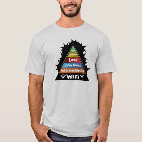 Maslow's hierarchy of needs T-Shirt | Zazzle.co.uk