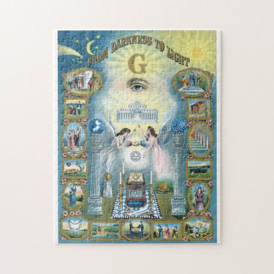 Masonic Tracing Jigsaw Puzzle | Zazzle.co.uk