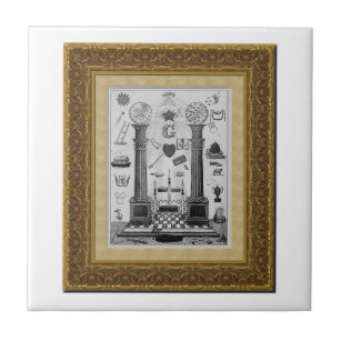 Masonic Decorative Ceramic Tiles | Zazzle.co.uk