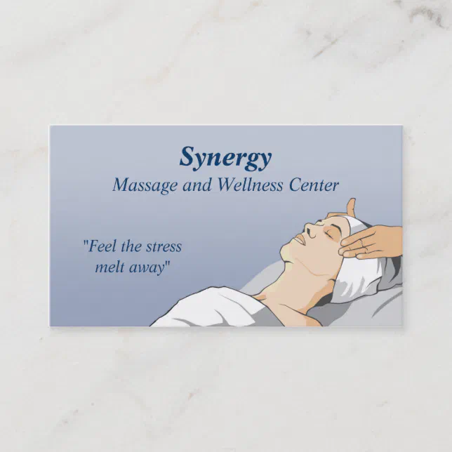 Massage Therapy business card | Zazzle