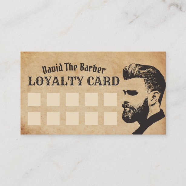 Barber Loyalty Cards | Zazzle.co.uk