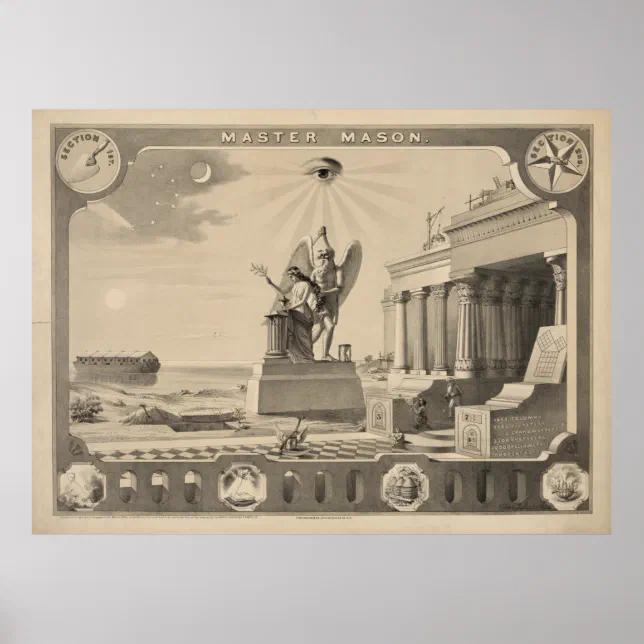 Master mason [?] poster | Zazzle