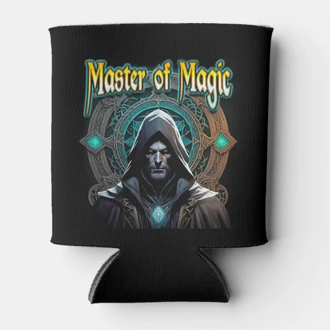 Master of Magic: Unveiling the Warlock's Sigil RPG Can Cooler | Zazzle