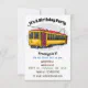 Mata trolley cartoon illustration invitation | Zazzle