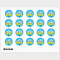 Math wiz (set of 20) classic round sticker | Zazzle