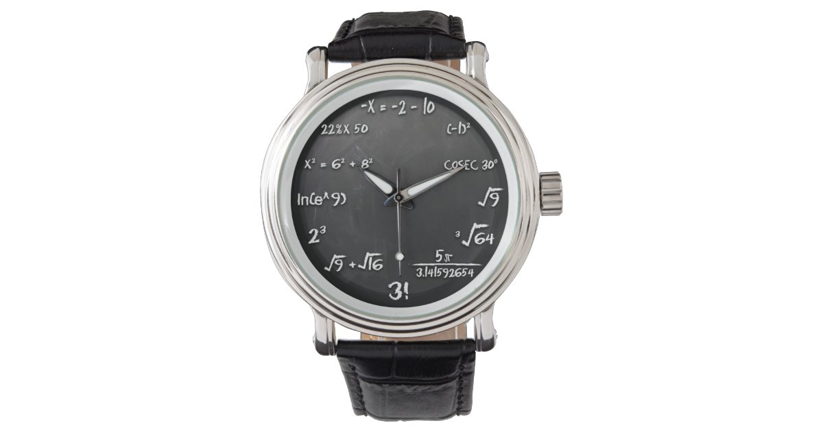 Maths Equation Watch For Mathematics Nerds | Zazzle Maths Equation Watch For Mathematics Nerds | Zazzle