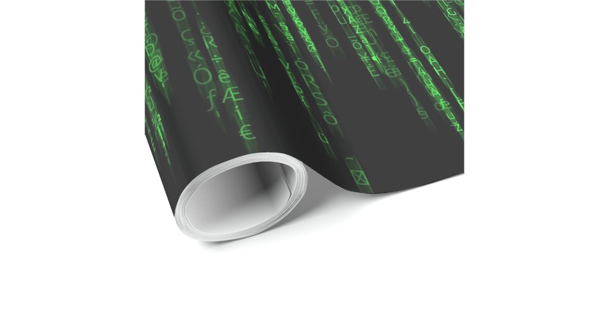 Matrix Code 1 Wrapping Paper | Zazzle