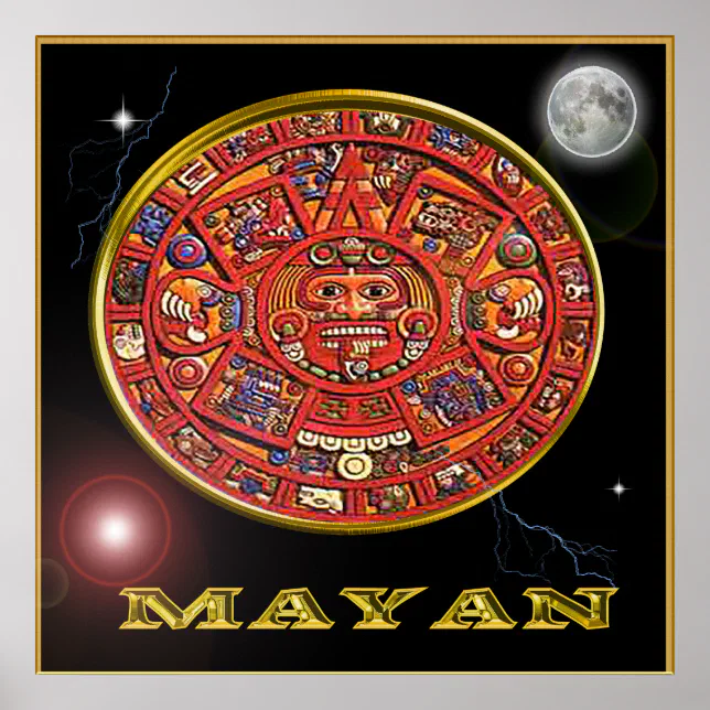 Mayan calendar poster | Zazzle