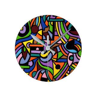 Cubism Wall Clocks | Zazzle.co.uk
