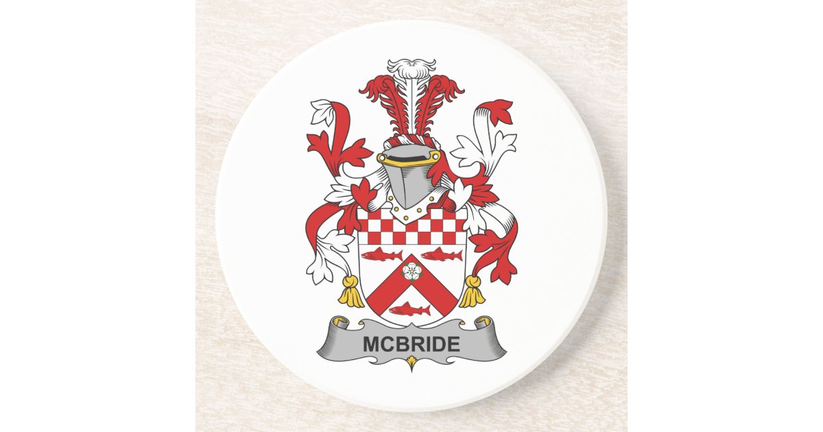 McBride Family Crest Coaster | Zazzle