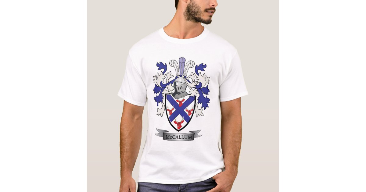 McCallum Family Crest Coat of Arms T-Shirt | Zazzle