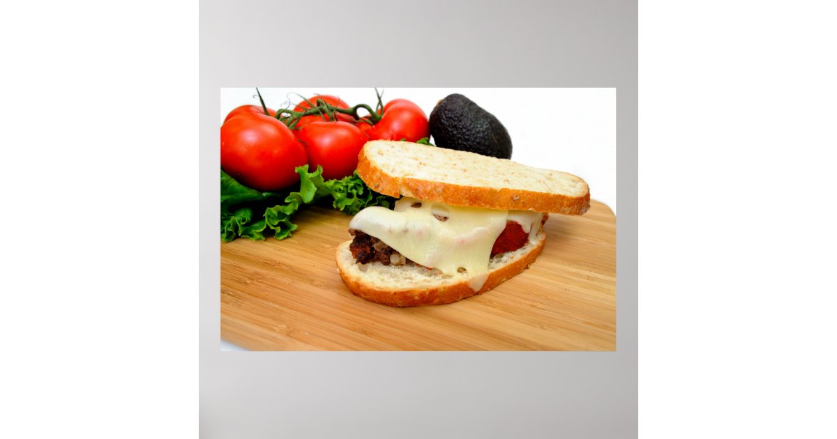 Meatloaf Sandwich Poster | Zazzle