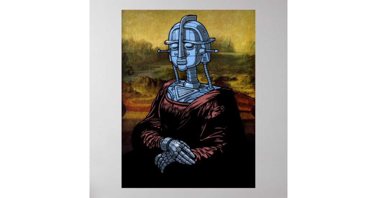 Mecha Lisa Poster | Zazzle