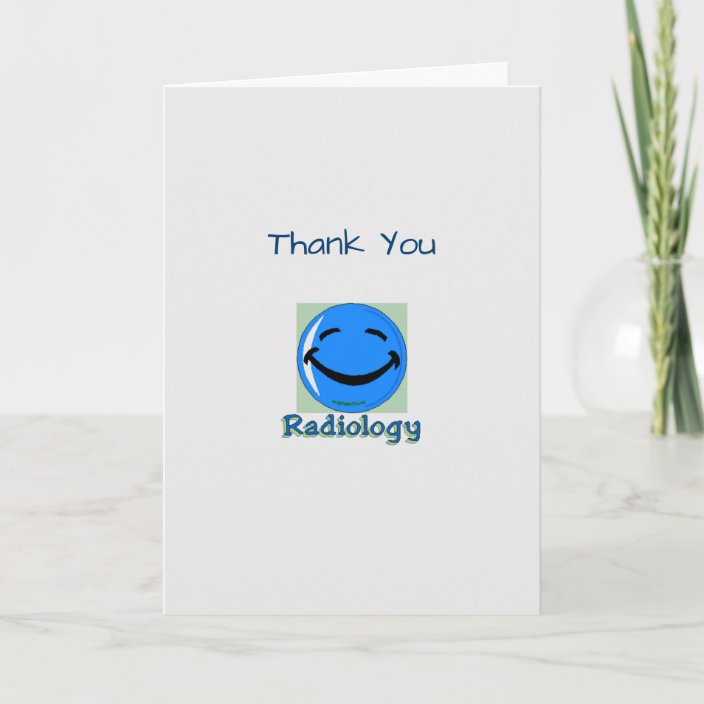 Medical Thank You Radiology | Zazzle.co.uk