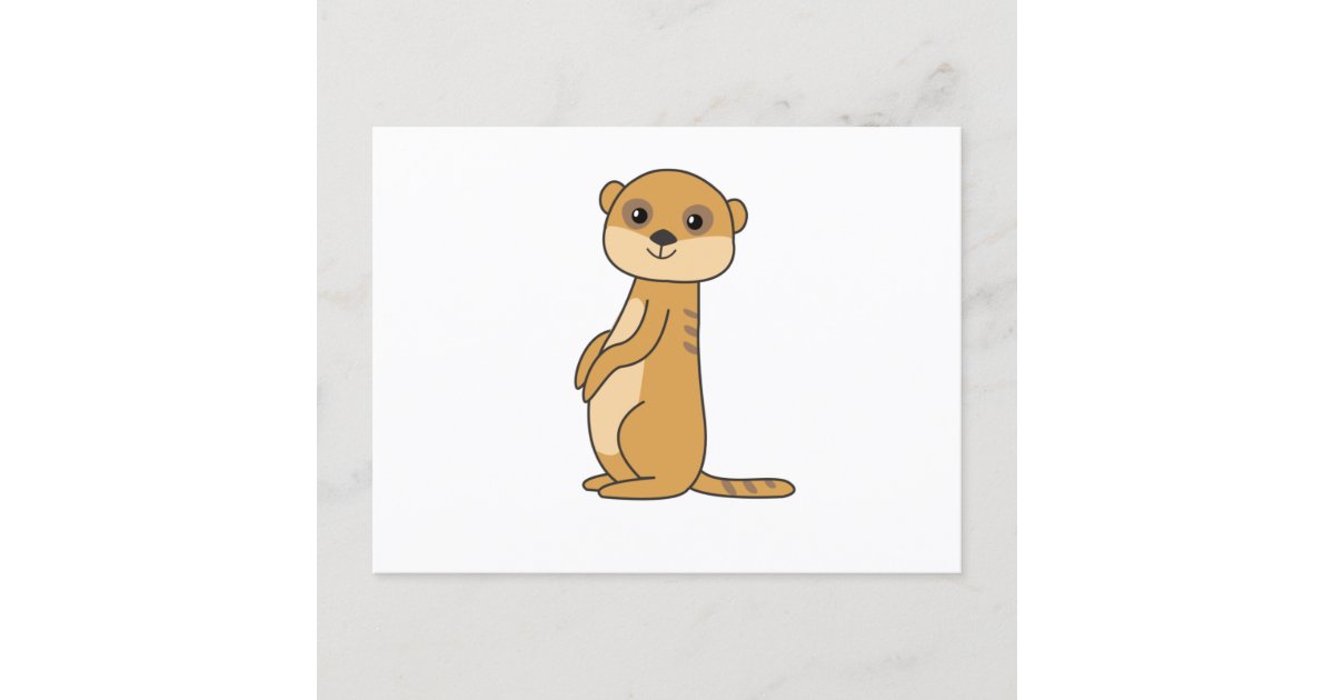Meerkat Sweet Animals For Children Postcard | Zazzle