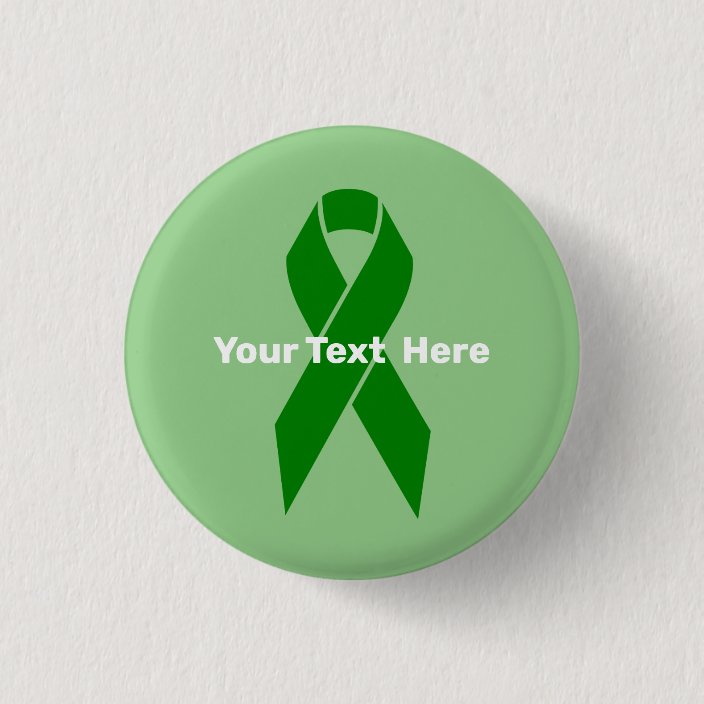 Mental Health Awareness Green Ribbon 3 Cm Round Badge | Zazzle.co.uk