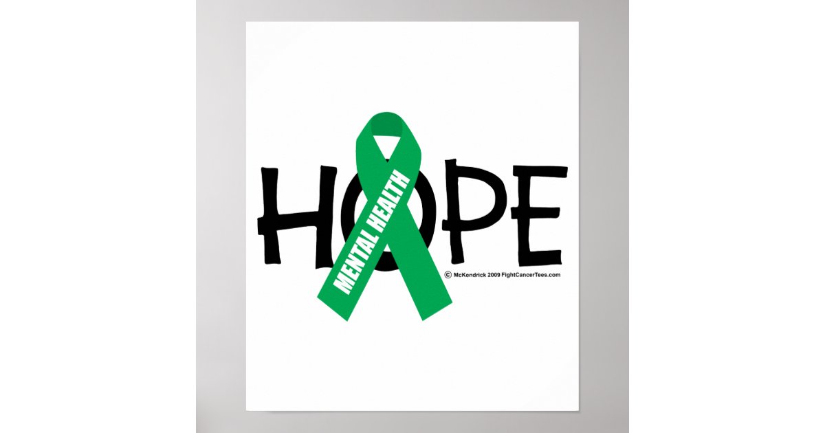 Mental Health Hope Poster | Zazzle