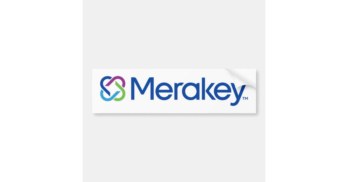 Merakey Logo Bumper Sticker | Zazzle