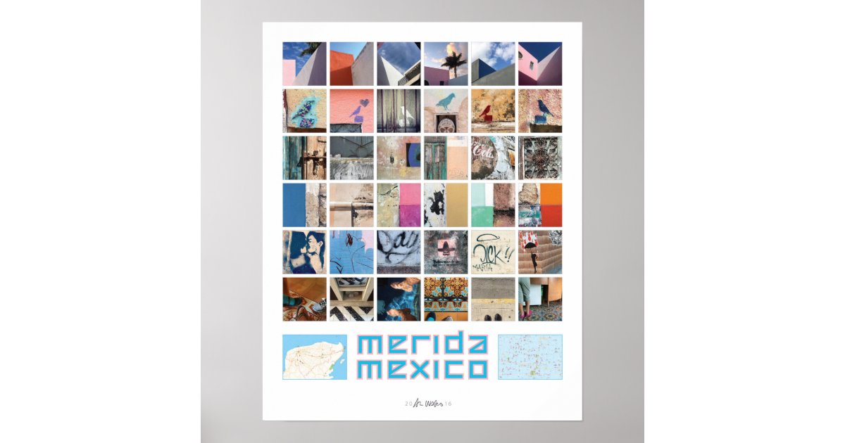 Merida colors & patterns poster | Zazzle