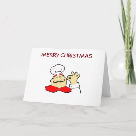 MERRY CHRISTMAS TO MY FAVORITE CHEF HOLIDAY CARD | Zazzle.co.uk