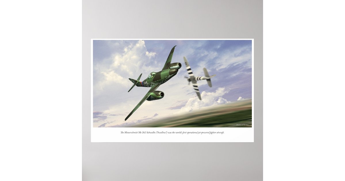 Messerschmitt Me 262 Poster | Zazzle