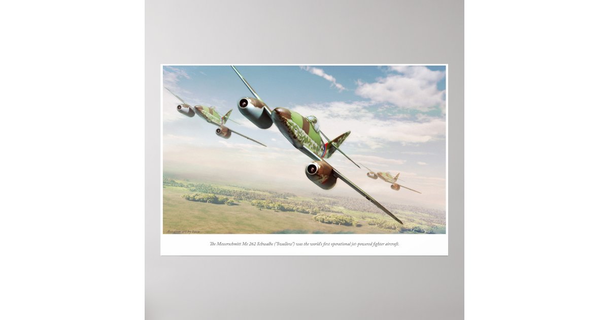 Messerschmitt Me 262 Poster | Zazzle