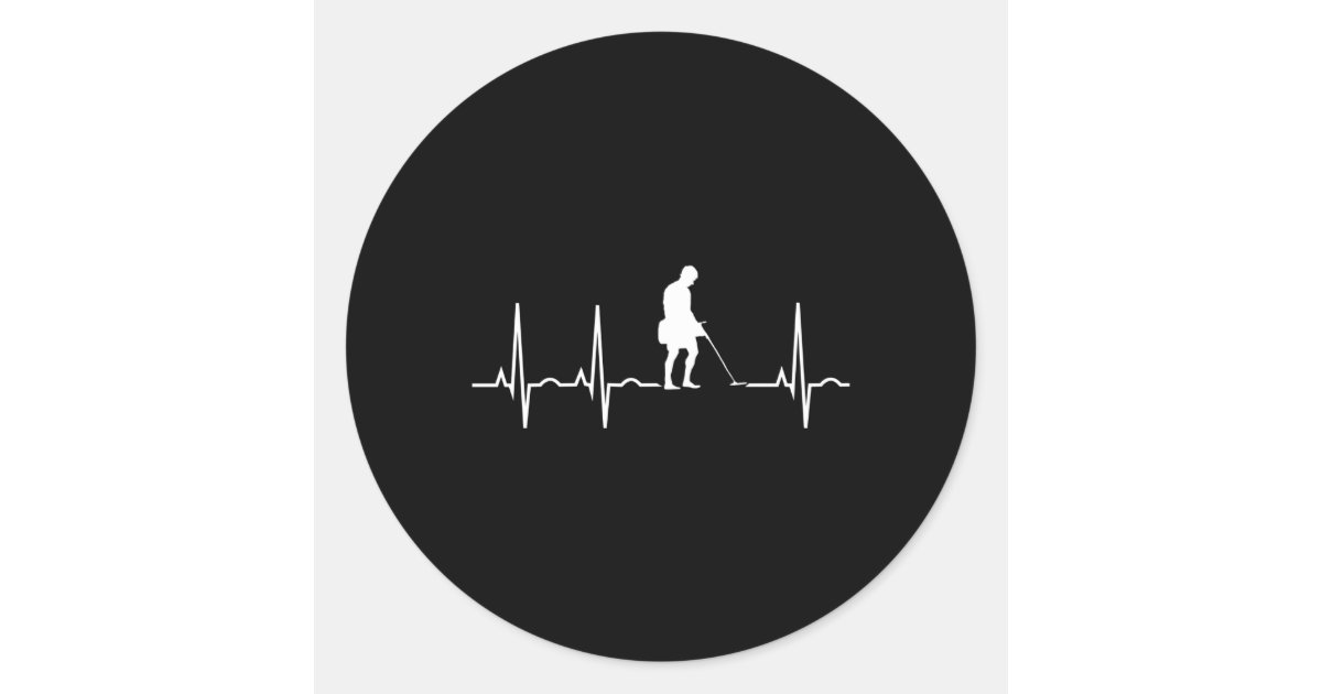 Metal Detecting Best Metal Detector Hobbyist Classic Round Sticker | Zazzle