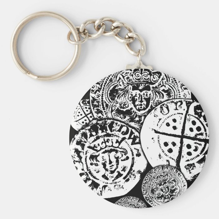 Metal detecting gift, hammered coin key ring | Zazzle.co.uk