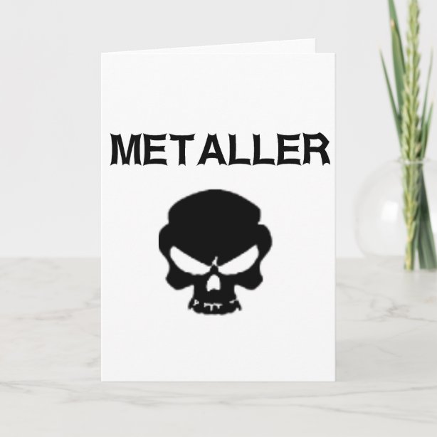 Heavy Metal Cards | Zazzle UK