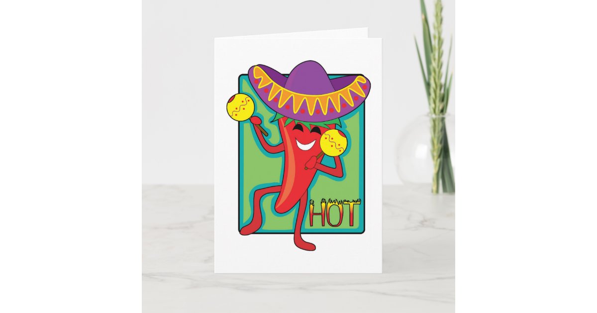Mexican Chilli Card | Zazzle