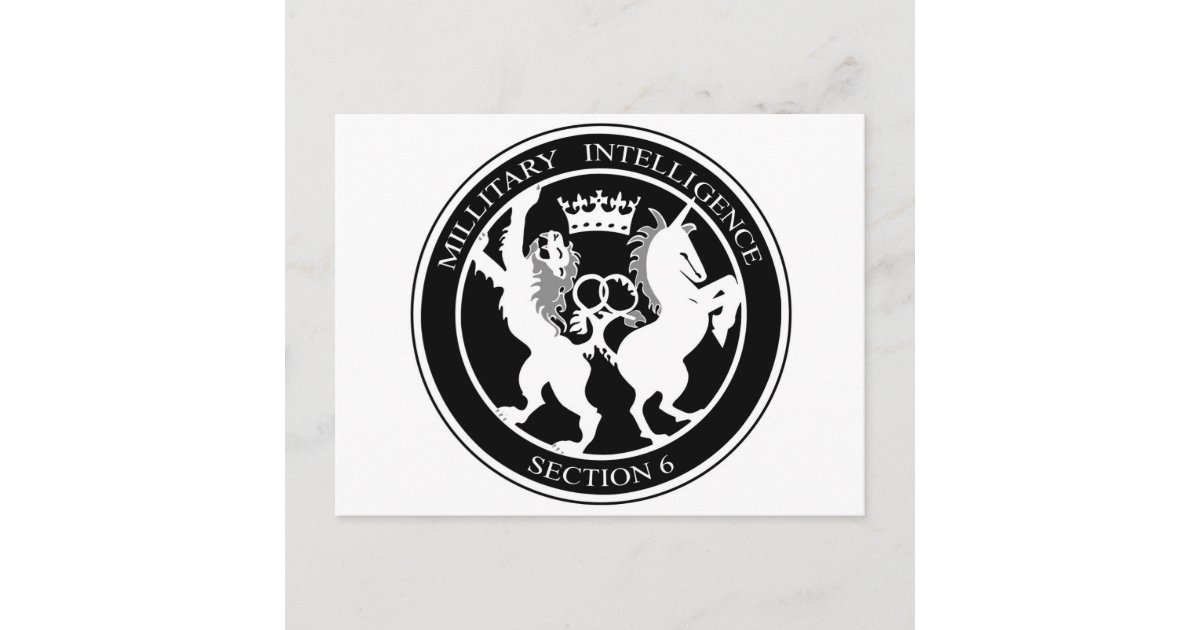 MI6 Logo Postcard | Zazzle