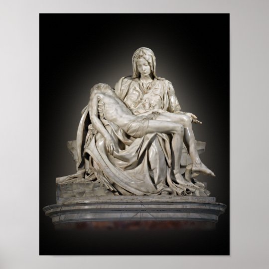 MICHELANGELO'S PIETA POSTER | Zazzle.co.uk